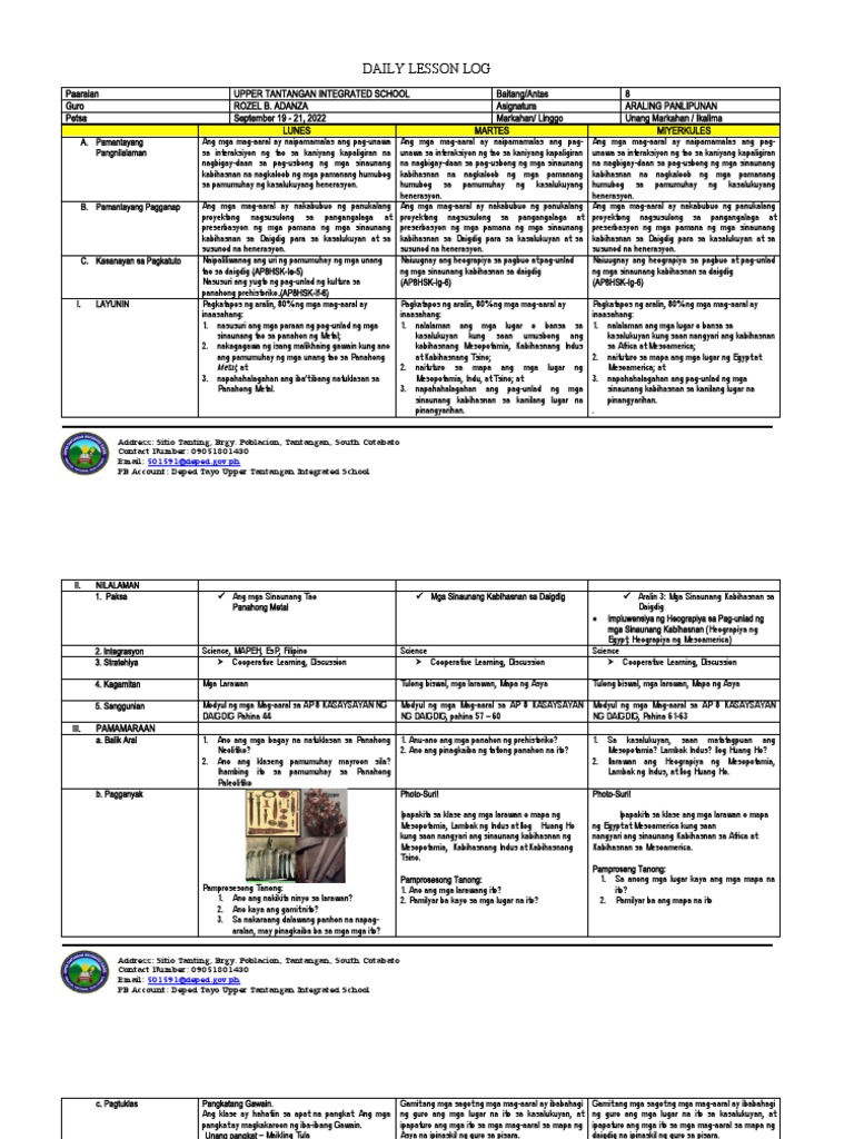 AP 8 DLL September 19 - 21, 2022 | PDF