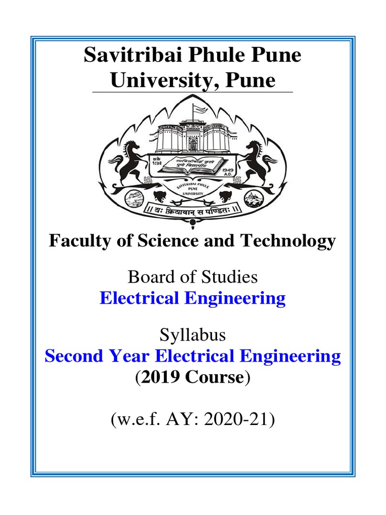 SE Electrical Engg. 2019 Patt | PDF | Wind Power | Fourier Transform