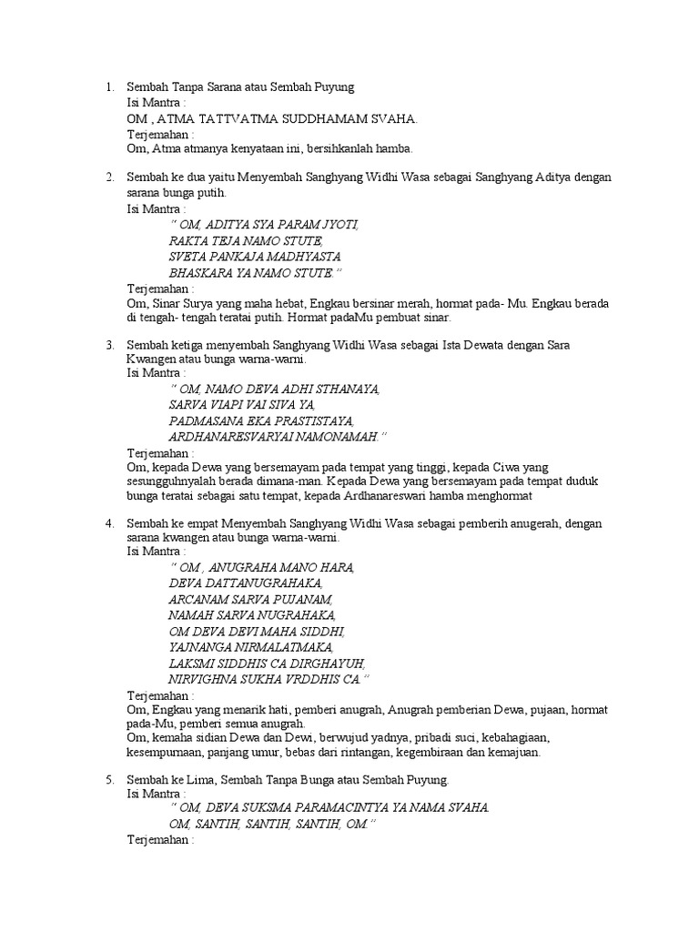 UPK 6 Panca Sembah | PDF