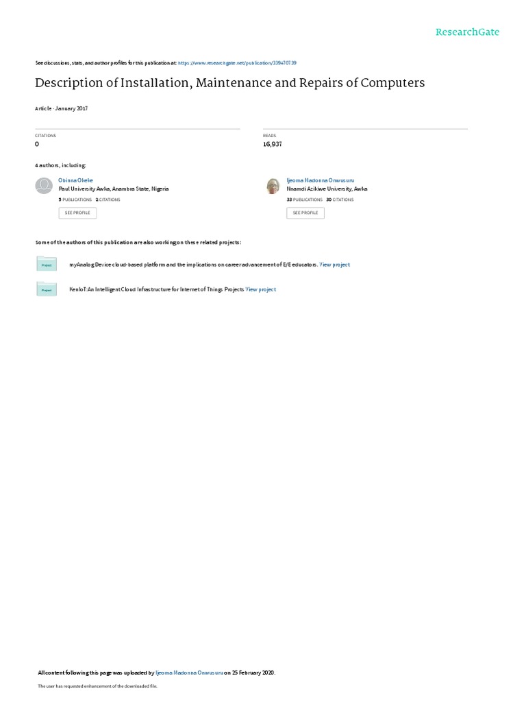 Computer Repair Manual | PDF | Floppy Disk | Power Supply