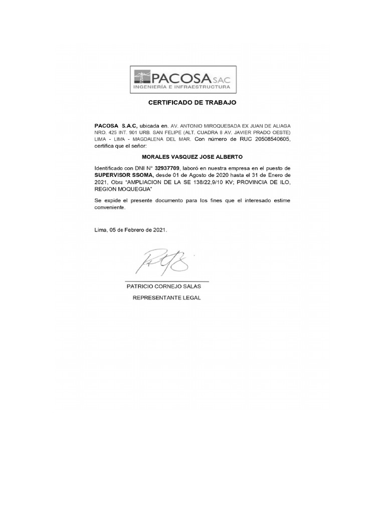 Experiencia Profesional | PDF