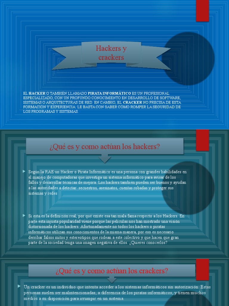 Hacker y Cracker | PDF | Hacker de seguridad | Informática