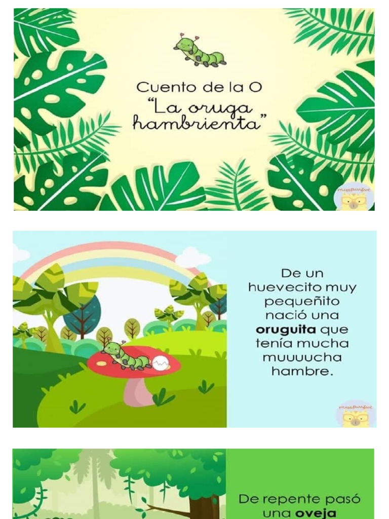Cuento de La Vocal o | PDF