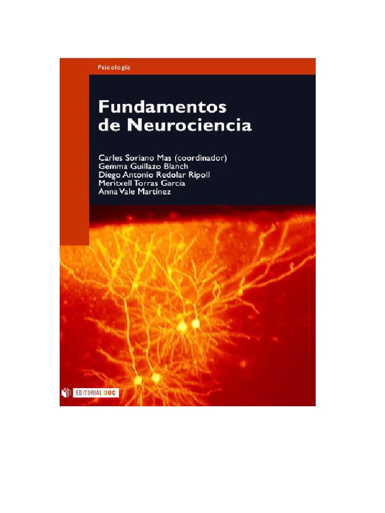 Capítulo 2 Del Libro de Fundamentos de Neurociencia Cognitiva - Soriano | PDF