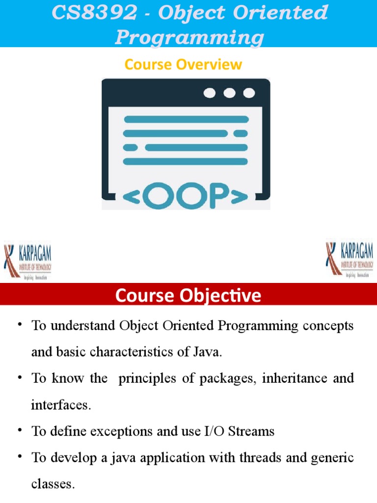 Oops 1 Pdf Object Oriented Programming Class Computer Programming 8368