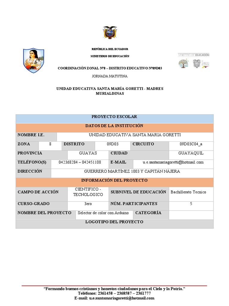 Documento Final de Proyectos Escales | PDF