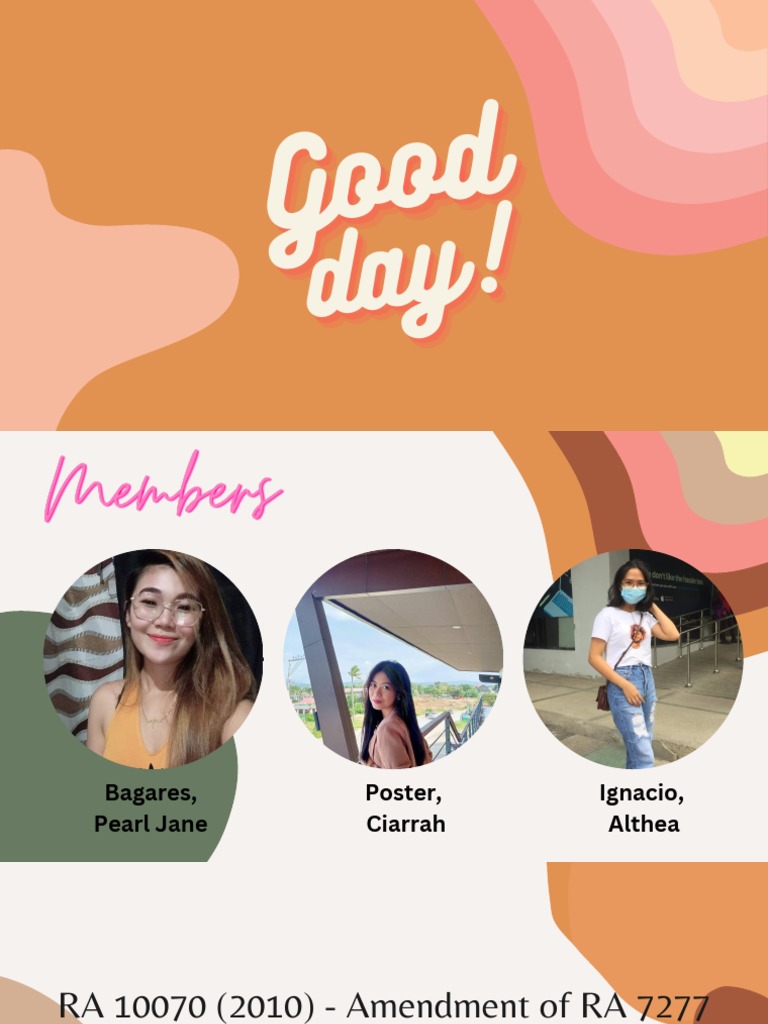 Group 7 Educ211 IRR RA 10070 | PDF | Local Government | Disability