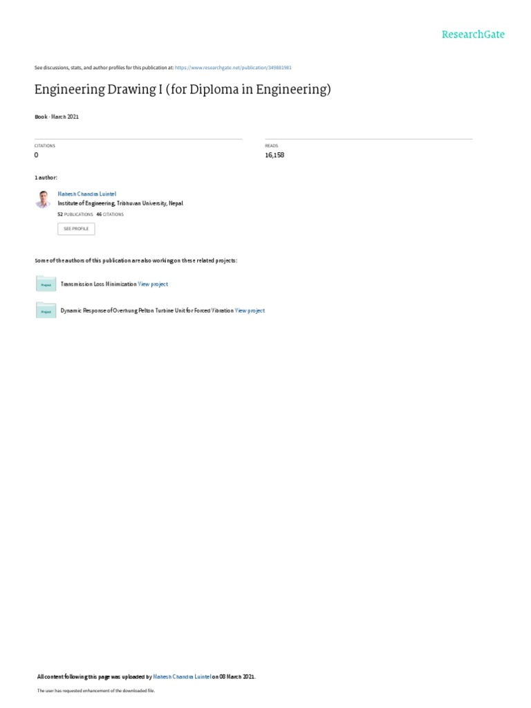 Engineering Drawing IPre | Download Free PDF | Engineering