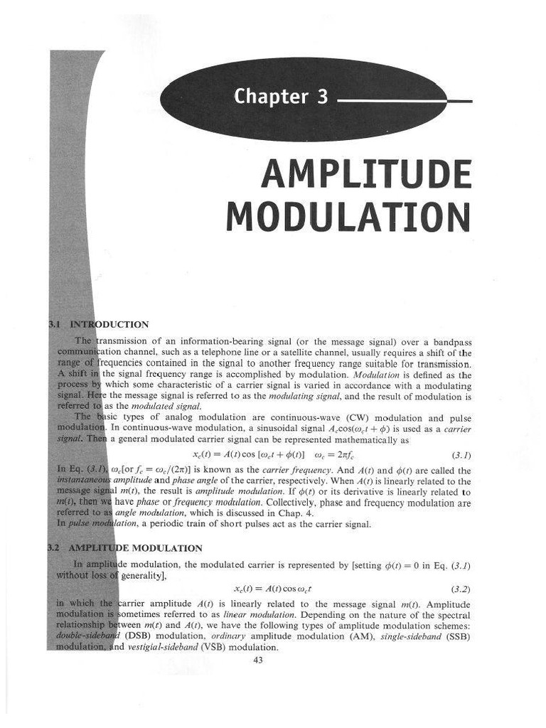 03 Amplitude Modulation | PDF
