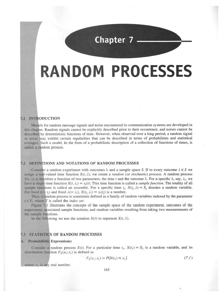 07 Random Processes | PDF