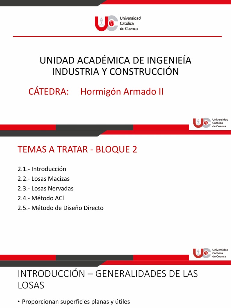 2) Bloque 2 Losas | PDF | Doblar | Ingeniero civil