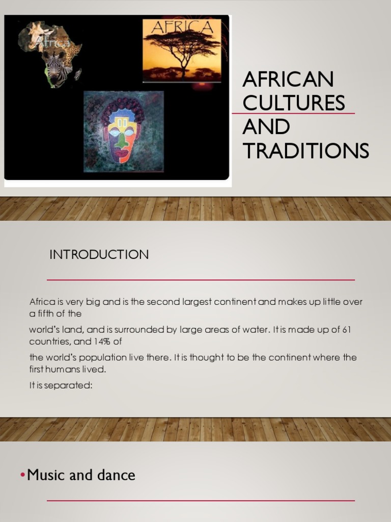 African Culture and Traditions | PDF | African Cuisine | Foods