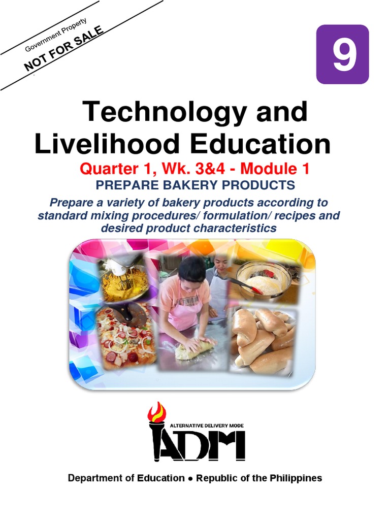 TLE9 - Q1 - Mod1 - Prepare Bakery Products According To Standard Mixing Procedure - Version 5 ...