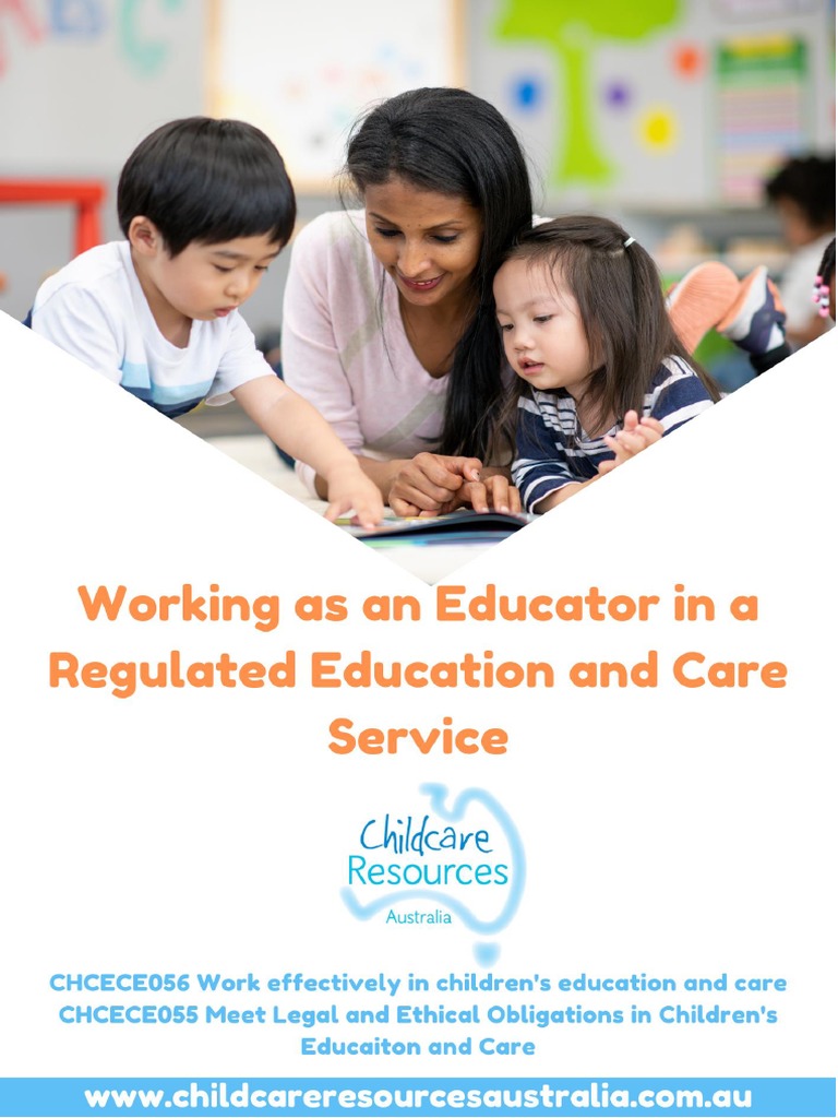Learning Guide 055 & 056 Working As An Educator A Regulated Children's ...