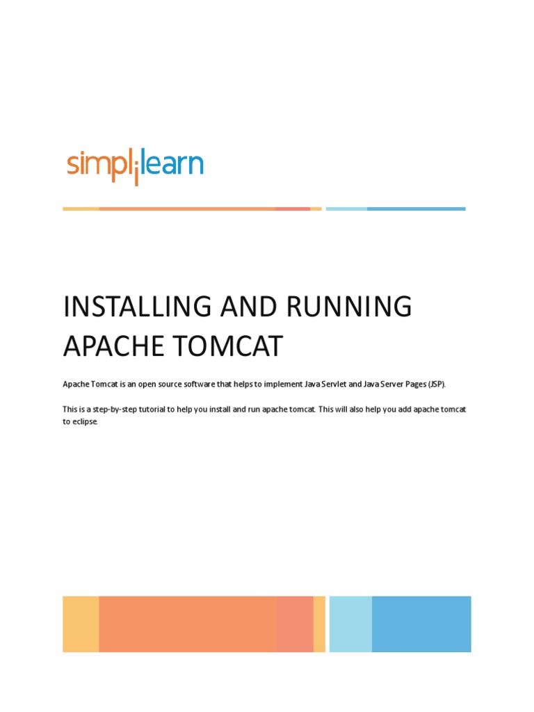 Installing and Running Apache Tomcat | PDF