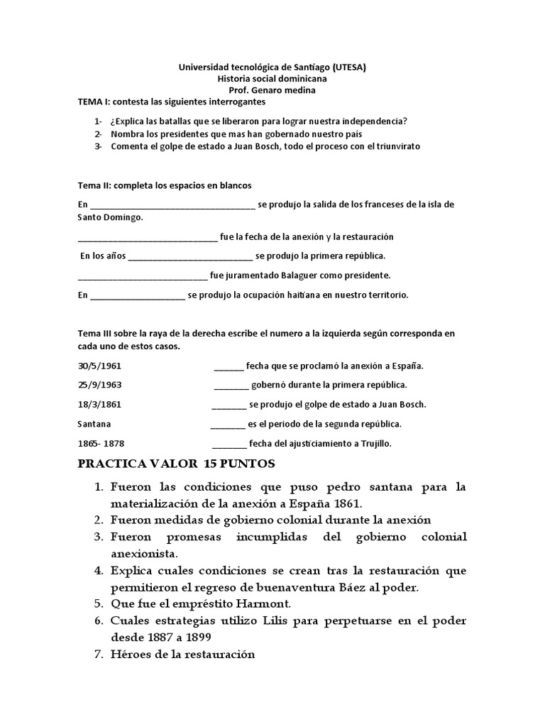 Historia Social Pract. Final | PDF