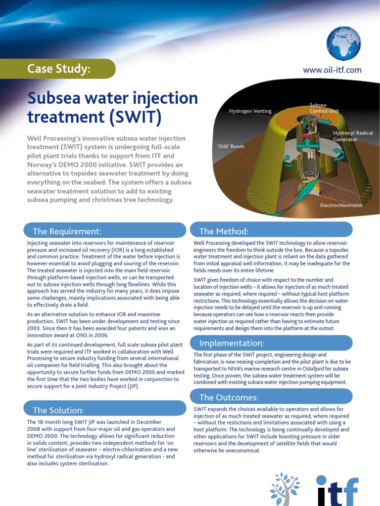 Subsea Water Injection Treatment | PDF | Subsea (Technology ...