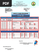 Sample-Class Program and Teachers Program | PDF | Educational Organizations | Educational ...