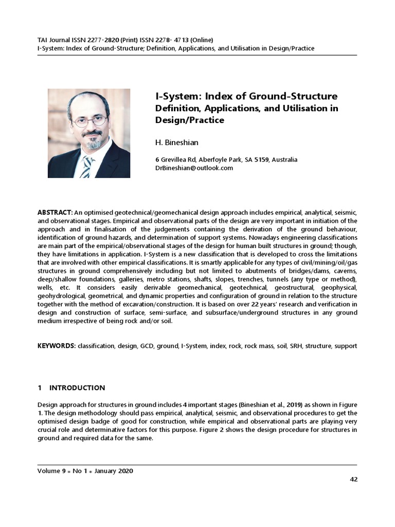 I-System Index of Ground-Structure ... DRB | PDF | Geotechnical Engineering
