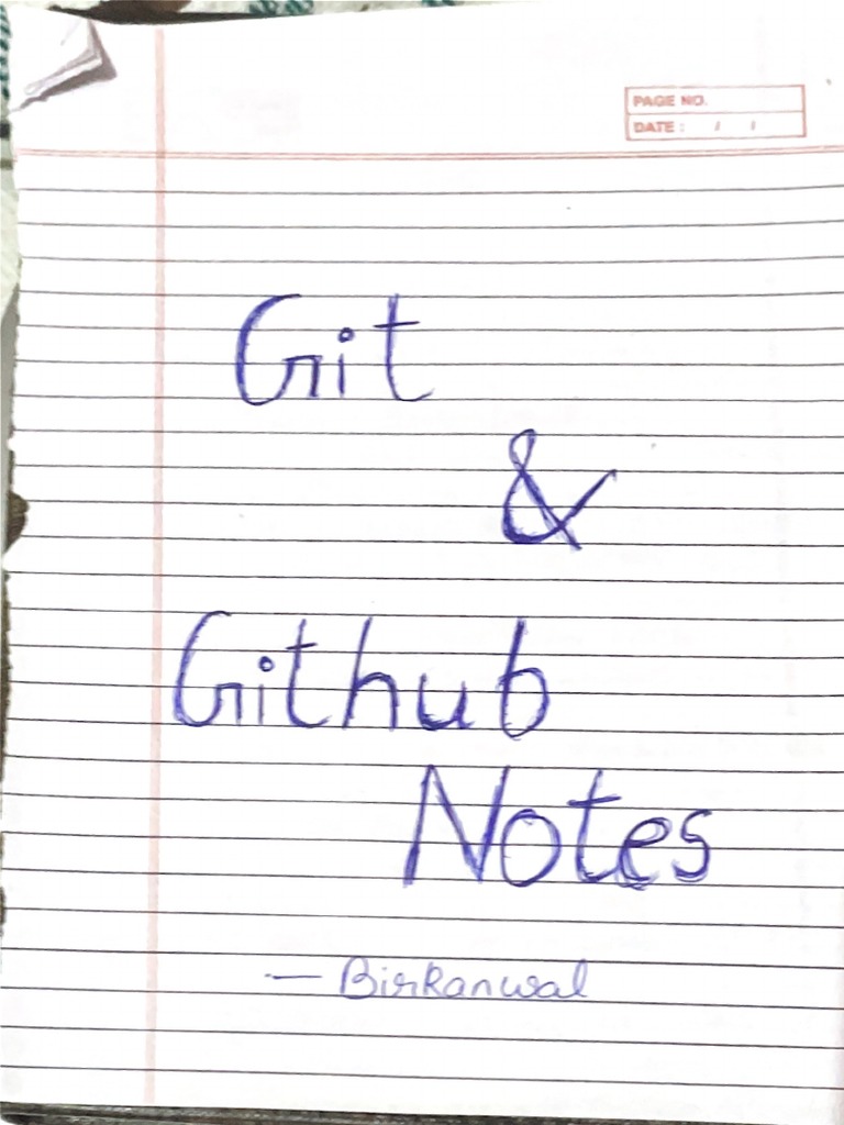 Git & GitHub Notes | PDF