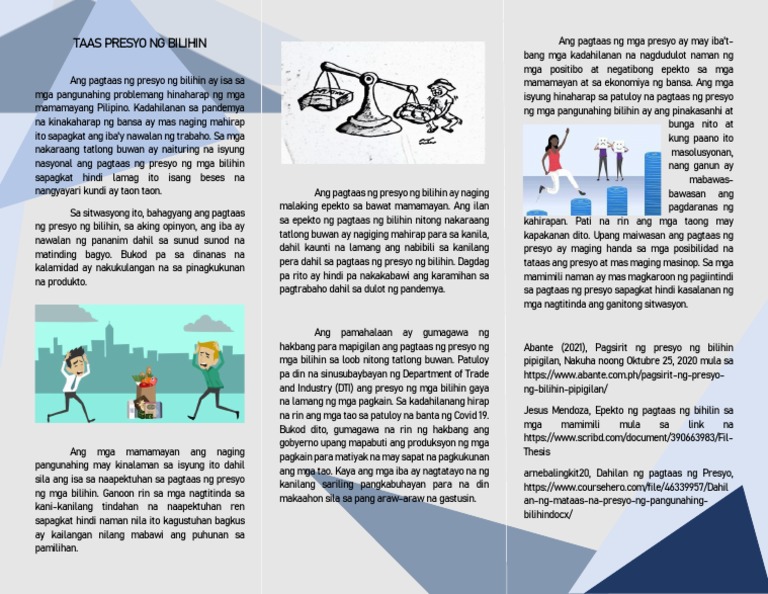 Taas Presyo NG Bilihin | PDF Taas Presyo NG Bilihin | PDF