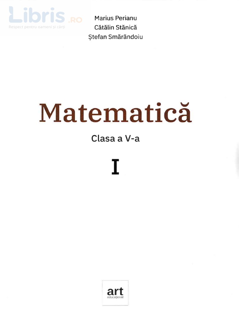 Matematica - Clasa 5 Sem.1 - Marius Perianu, Catalin Stanica | PDF
