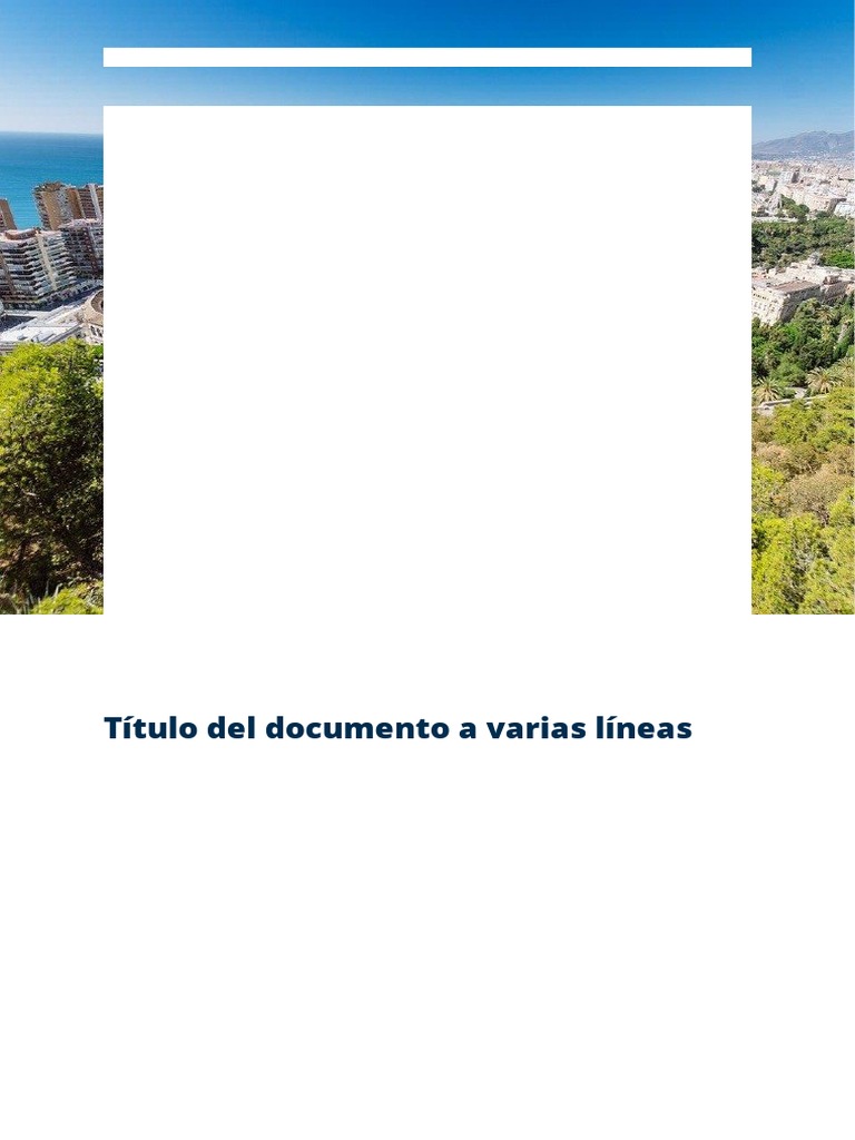 Plantilla Documento Con Portada Con Foto Alumnado | PDF