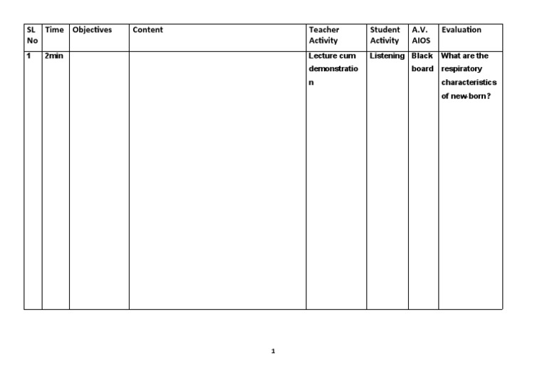 Vimal Table Template | PDF