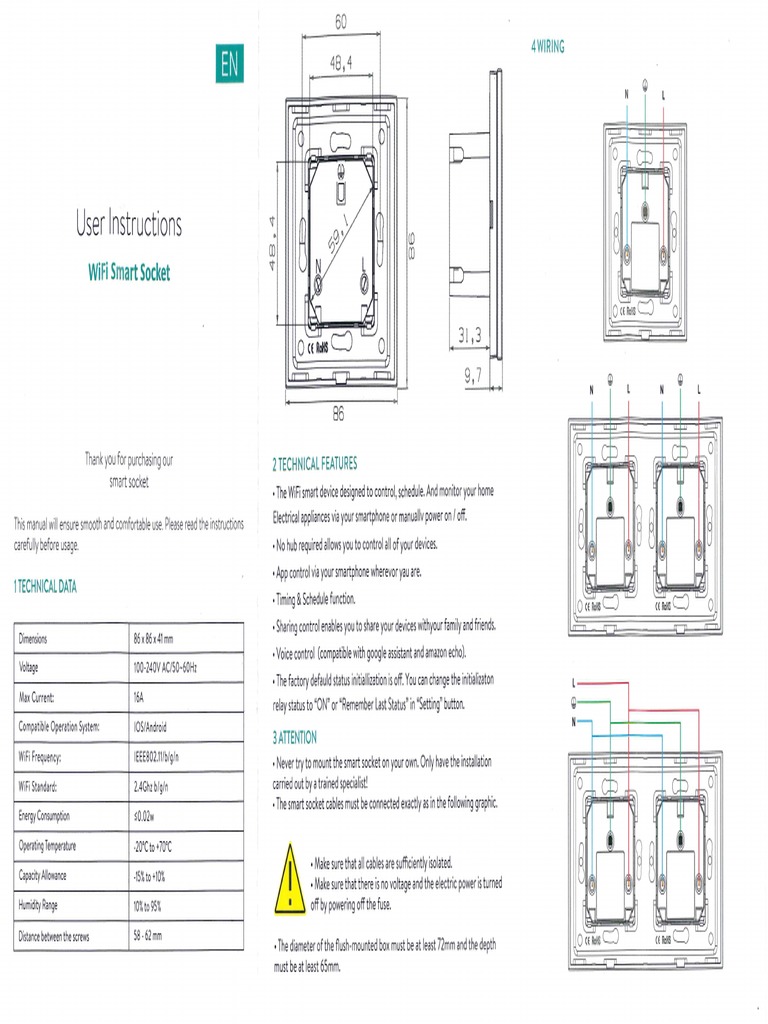 2022-09-13 Cajas Electricidad Domoticas X Wifi - AMAZON | PDF | Amazon ...