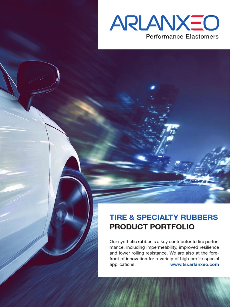Arlanxeo TSR Product Brochure | PDF | Tire | Natural Rubber