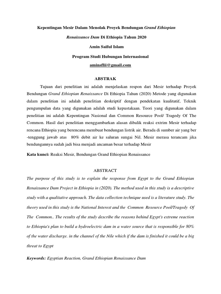 Contoh Jurnal Skripsi | PDF