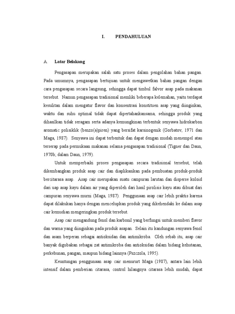 Laporan Ikan Asap | PDF