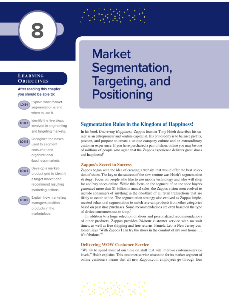 Reading Material - Market Segmentation, Targeting, and Positioning | PDF Reading Material - Market Segmentation, Targeting, and Positioning | PDF