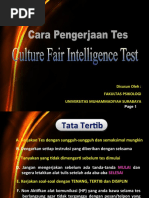 Manual Test Cfit | PDF