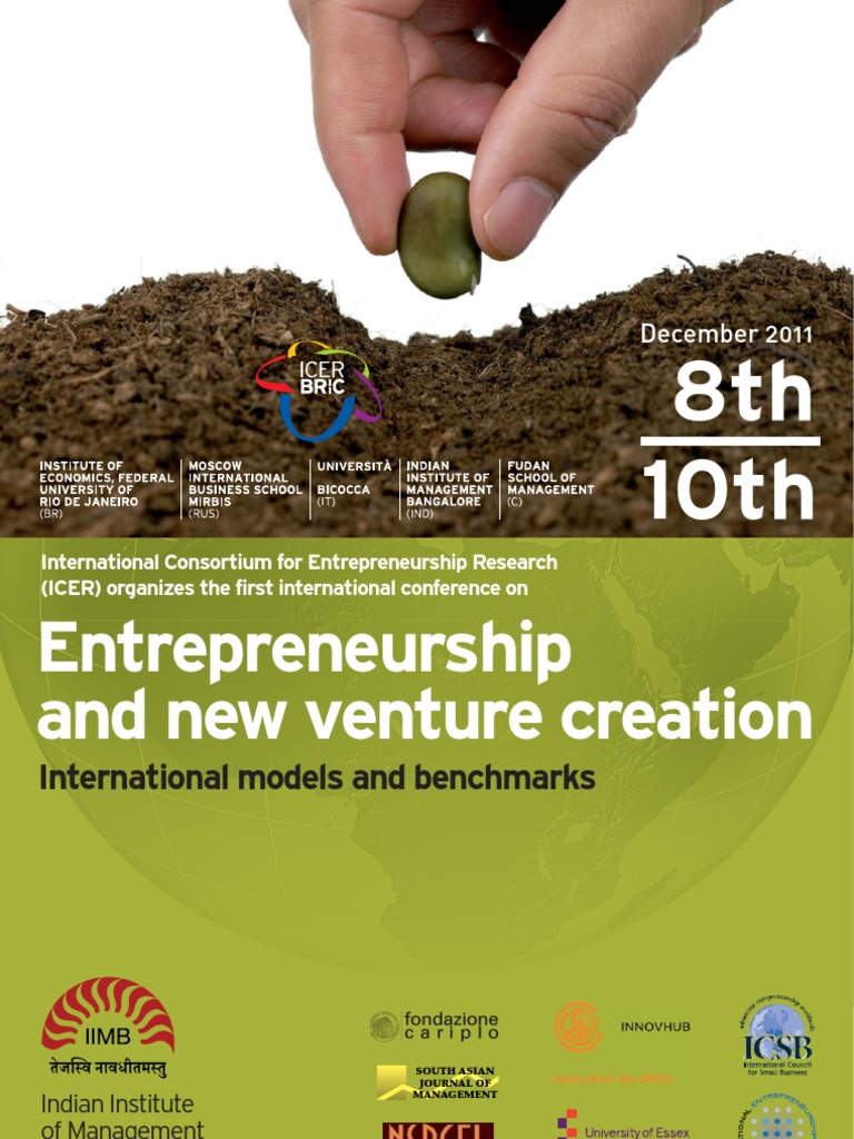 First International Conference on Entrepreneurship and New Venture ...