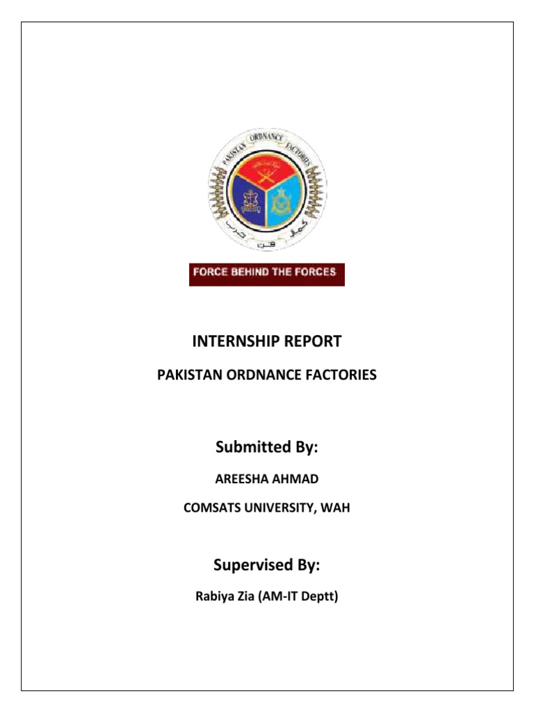 An Insightful Analysis: An Internship Report on the Machinery Record ...