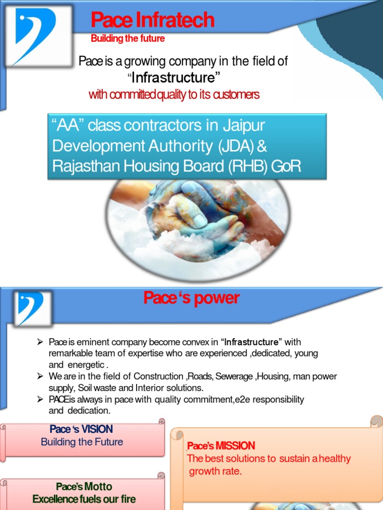 Pace Infratech Profile | PDF | Civil Engineering | Infrastructure