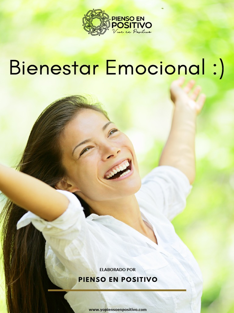 Manual Bienestar Emocional Pienso en Positivo | PDF | Felicidad | Las emociones