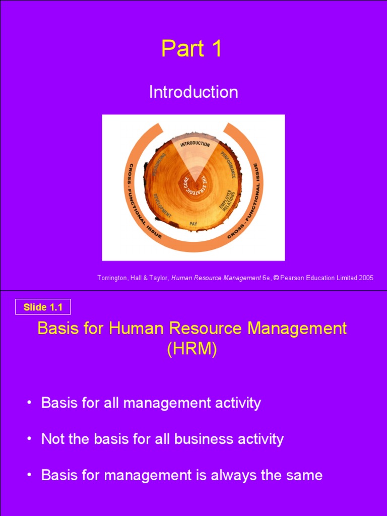 Torrington, Hall & Taylor, Human Resource Management 6e, © Pearson Education Limited 2005 | PDF ...