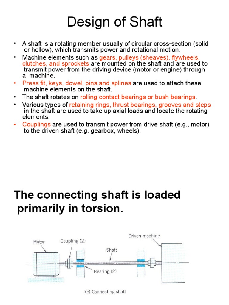 Design of Shaft | PDF | Stress (Mechanics) | Strength Of Materials