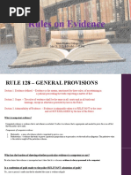 Evidence - The Bar Lecture Series (Riano) | PDF | Burden Of Proof (Law ...