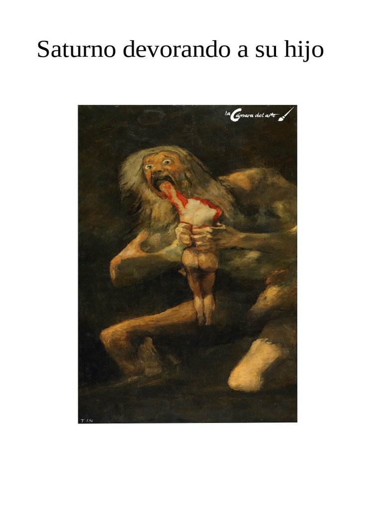 Saturno Devorando A Su Hijo | PDF | Francisco Goya | Pinturas