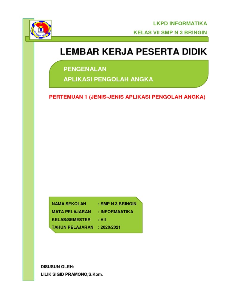 Contoh LKPD | PDF