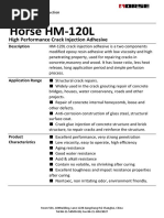 Product Data Sheet GC 120 L | PDF | Adhesive | Concrete