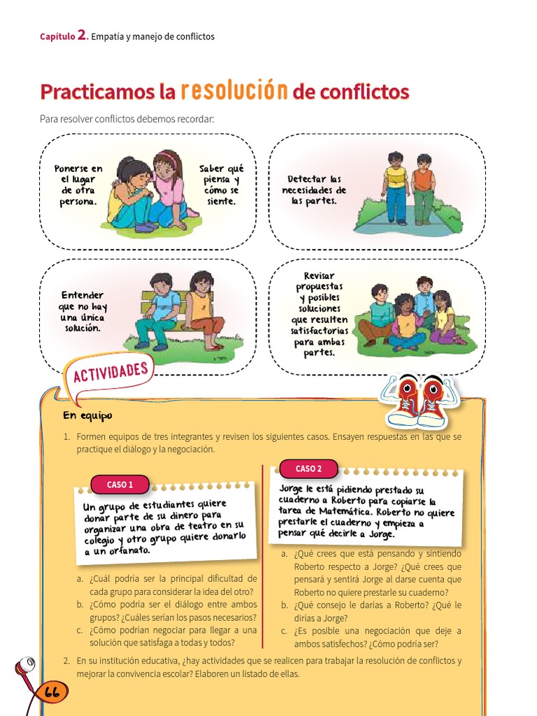 Modelo De Resolución De Conflictos Para Niños