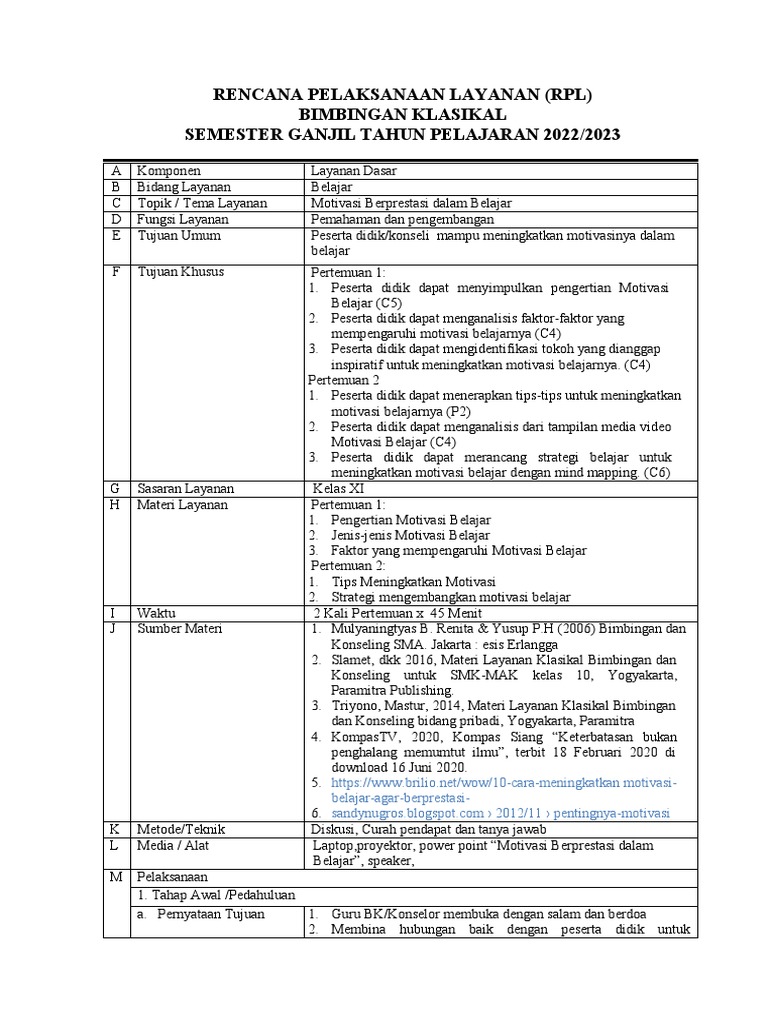 Pembuatan Rencana Aksi 1 | PDF