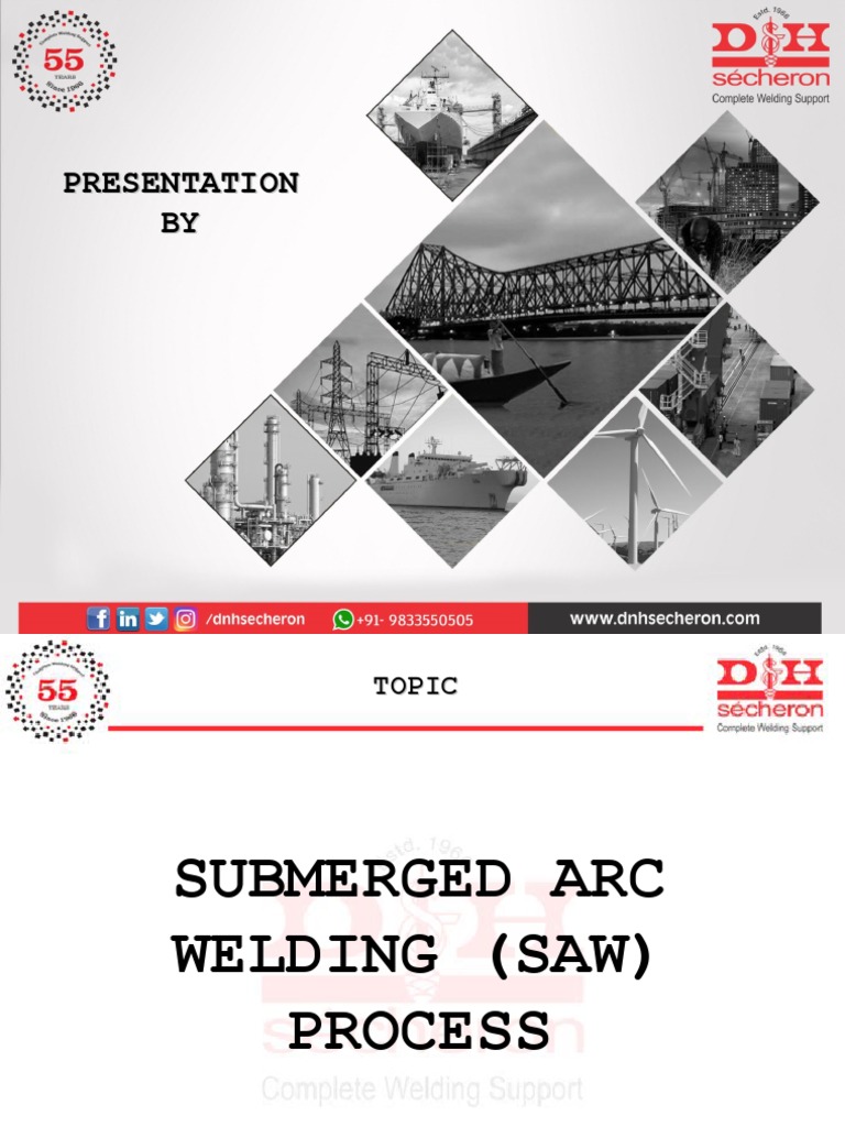Submerged Arc Welding (SAW) Process: A Comprehensive Guide | PDF | Welding | Construction