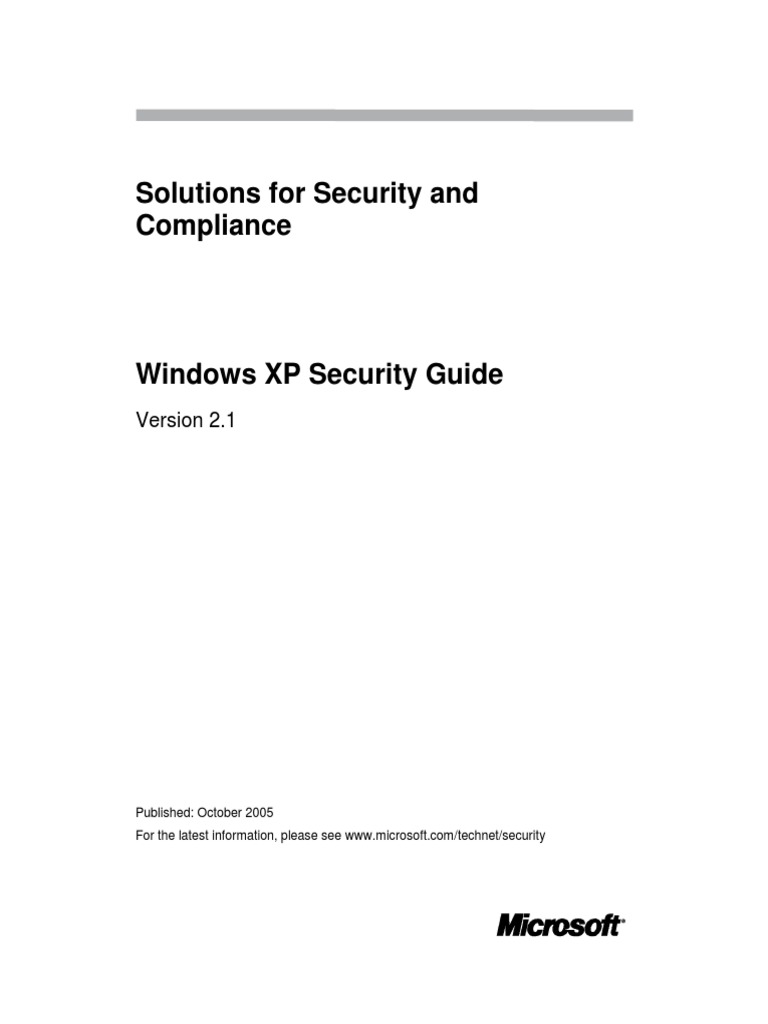 Windows Xp Security Guide Pdf Group Policy Remote Desktop Services