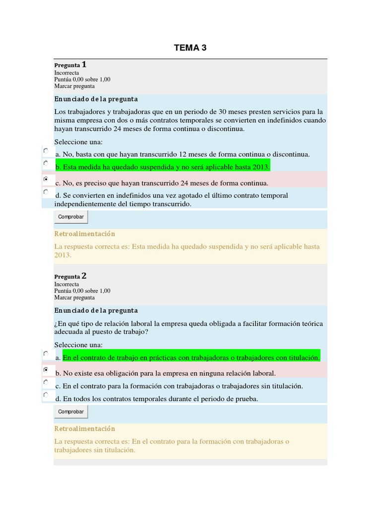 FOL Tema 3 | PDF | Salario | Acuerdo colectivo