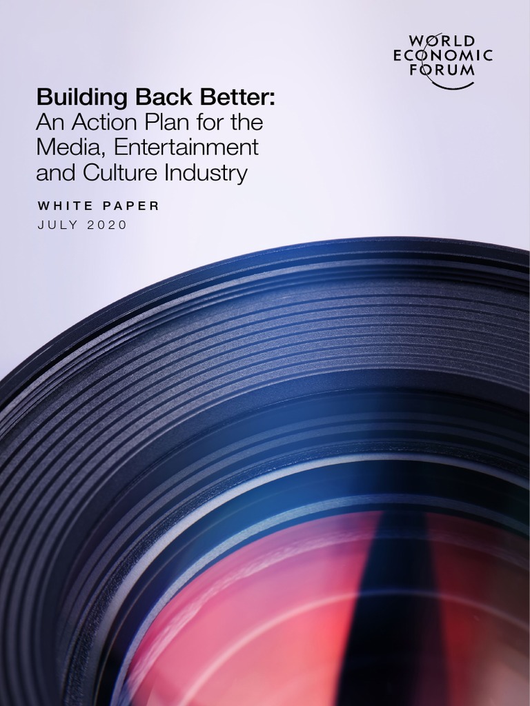 Media White Paper-WEF Building Back Better 2020 | PDF | Artificial ...